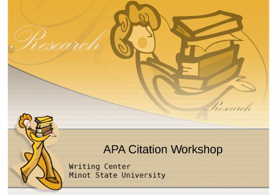 Citing References In Powerpoint Presentations 81869 Apa Style Ppt 
