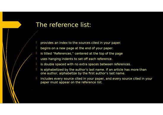 Reference Ppt 81894 | Apa Format Reference List