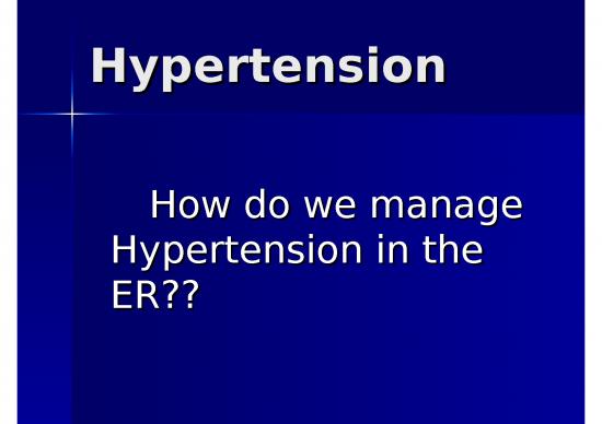 Hypertension Powerpoint Presentation Free Download 82875 | Management ...