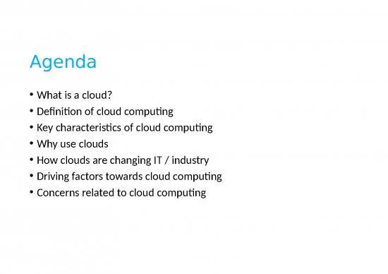 Cloud Computing Ppt 82617 | Overview Of Cloud Computing