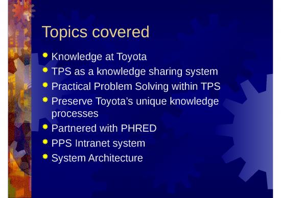 Ppt Production 82331 | Practical Problem Solving Toyota