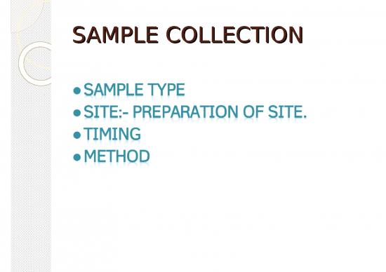 Specimen Collection Ppt 83221 | Sample Collection Laboratory Safety