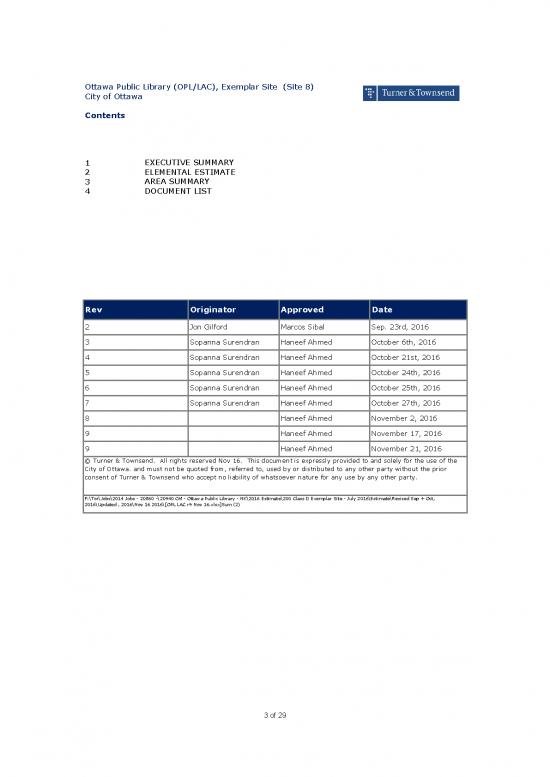 Construction Pdf 83806 Doc 10 Report For Class D Construction Cost
