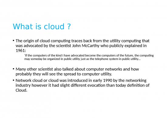 Cloud Computing Ppt 82617 Overview Of Cloud Computing