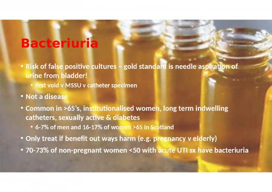 Urinary Tract Infections Presentation