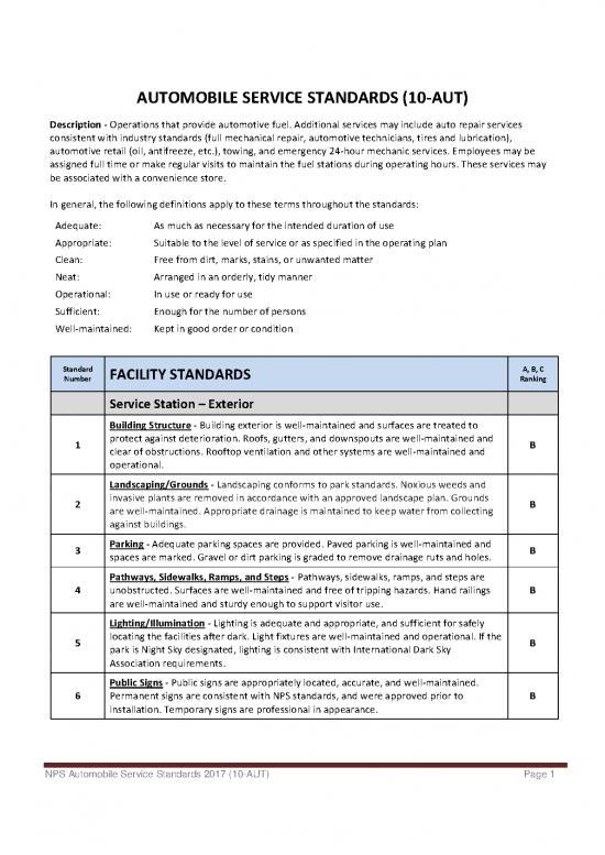 Automotive Pdf 85233 | Automobile Service Standards