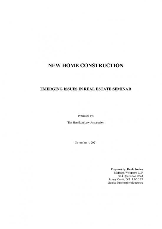Construction Pdf 84326 | New Home Construction Paper David Ionico
