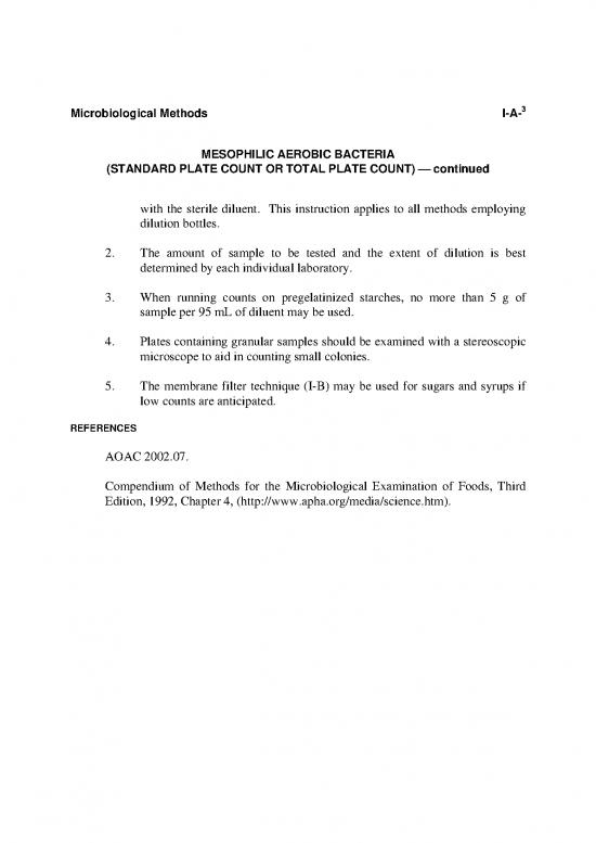 Total Plate Count Method Pdf 85524 Mesophilic Aerobic Bacteria