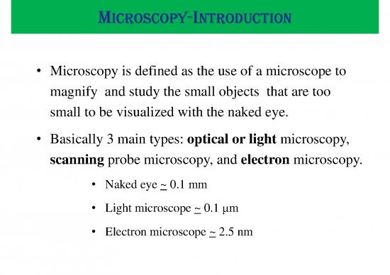 Types Of Microscopy Pdf 86477 | Microscopy Techniques