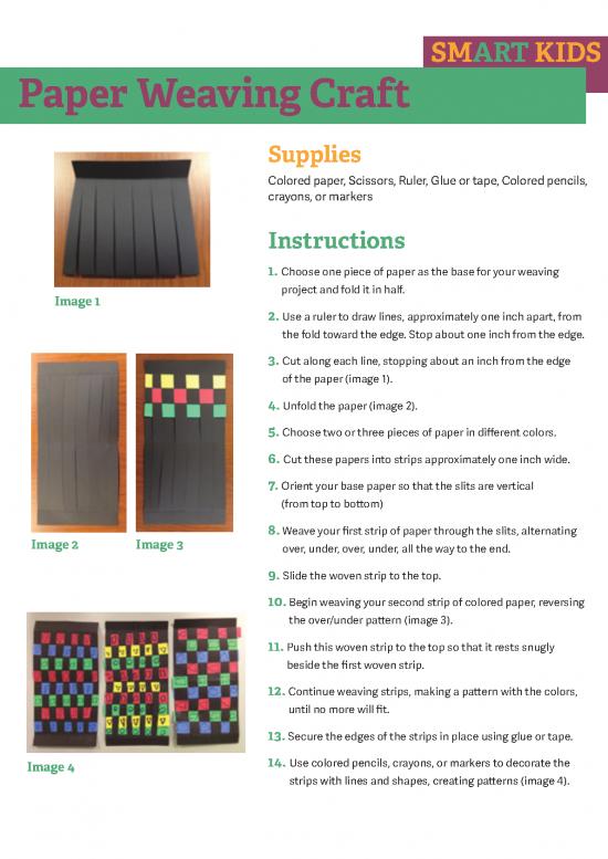 Smartkids Kente Cloth Craft 0