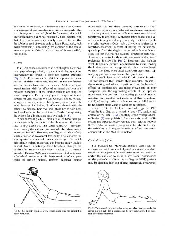 Mckenzie Method Pdf 87594 | Evidence Based Praktek Fisioterapi Pertemuan 5