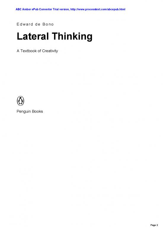 Teaching Pdf 88724 | Lateral Thinking