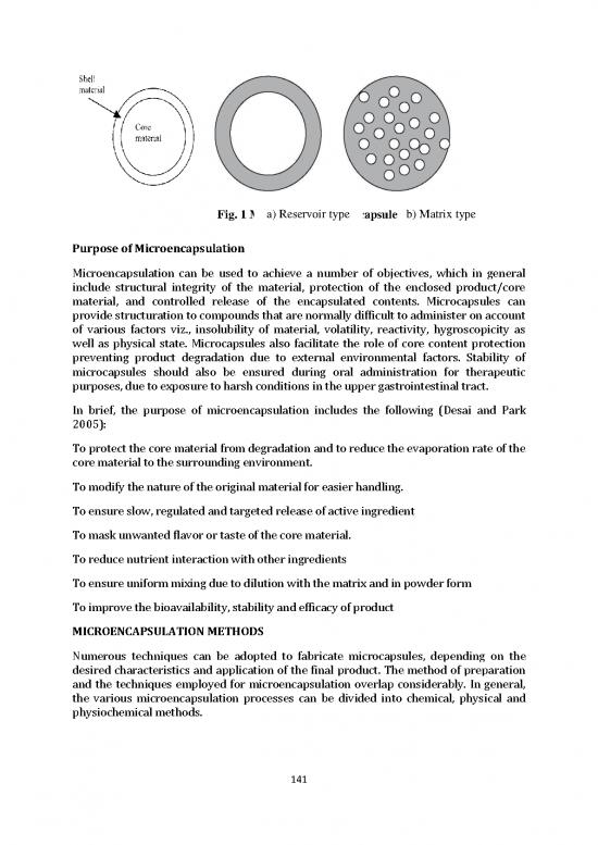 Microencapsulation Pdf 87726 Microencapsulation And Spray Drying
