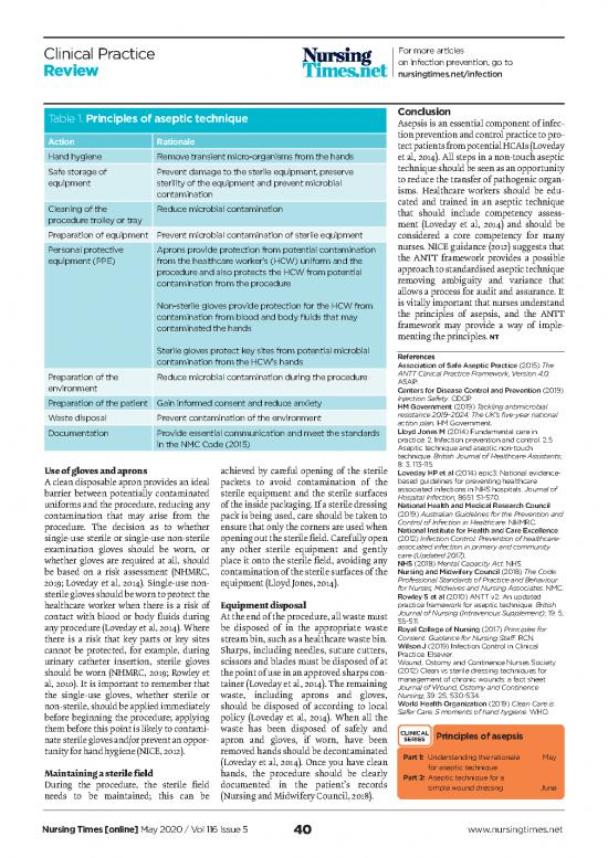 Example Of Article Review Pdf 88371 200415 Principles Of Asepsis 1 example-of-article-review-pdf-88371-200415-principles-of-asepsis-1