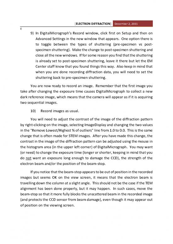 Electron Diffraction Pdf 87700 | Jeol Jem 3200fs Electron Diffraction