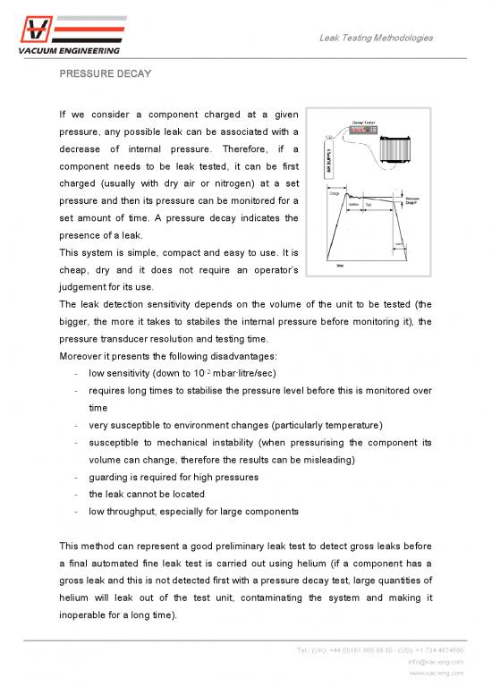 Leak Testing Methods Pdf 88173 | Leak Testing Methodologies