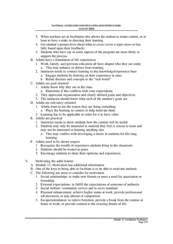 Learning Methods Pdf 88902 | Module 13 Facilitation Techniques