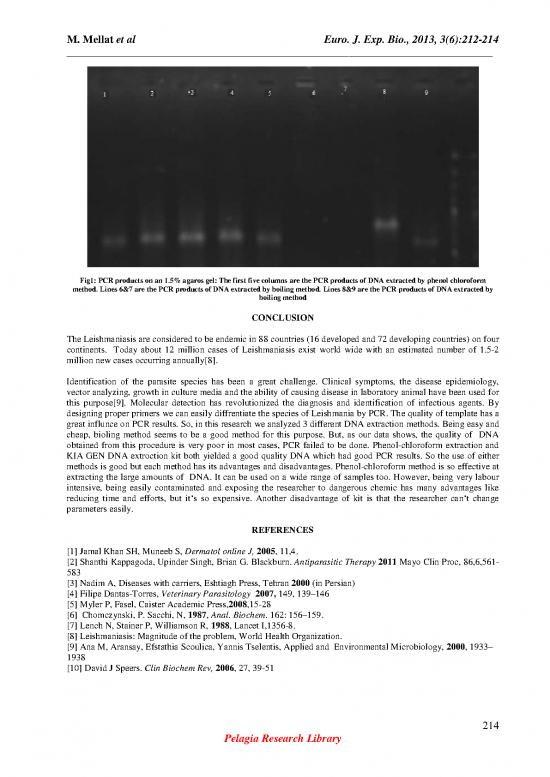 Dna Extraction Methods Pdf 90400 Comparison Of Three Different Dna