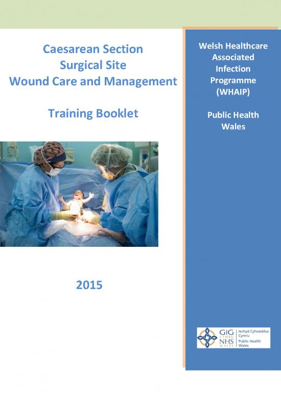 Group Therapy Pdf 92808 | C Section Wound Care Management Booklet