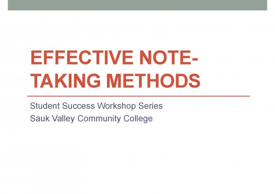 Therapeutic Community Pdf 92555 | Effective Note Taking Methods