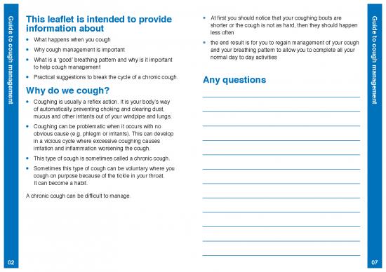 Guide To Cough Control