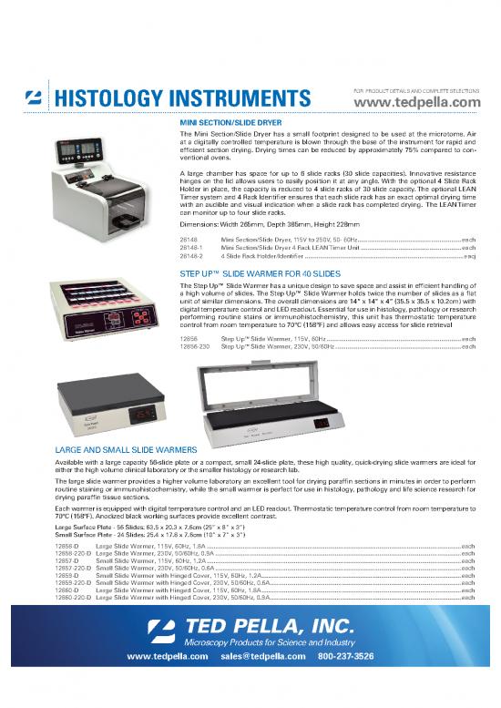 Controller Pdf 92588 | Histology Instruments Ted Pella Inc