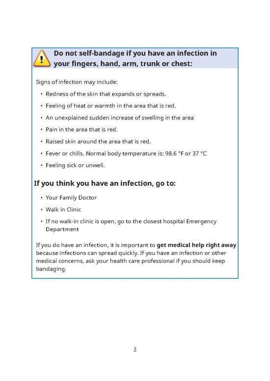 Bandaging Pdf 92697 | Self Bandage Hands Arms To Reduce Lymphedema