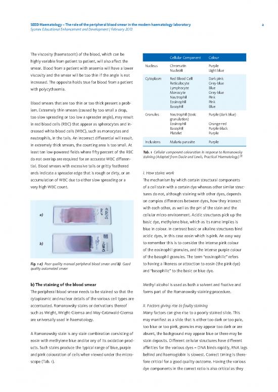 Sysmex Seed The Role Of The Peripheral Blood Smear In The Modern ...