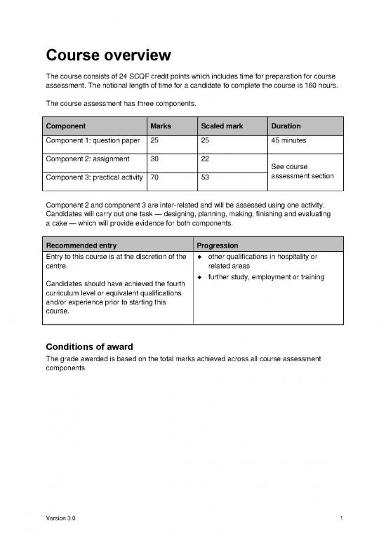 Learning Pdf 92504 | N5coursespecpracticalcakecraft