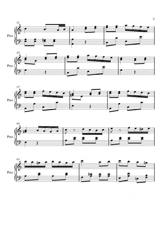 Piano Pdf 94286 | Rondo Alla Turca Turkish March Mozart Full Score