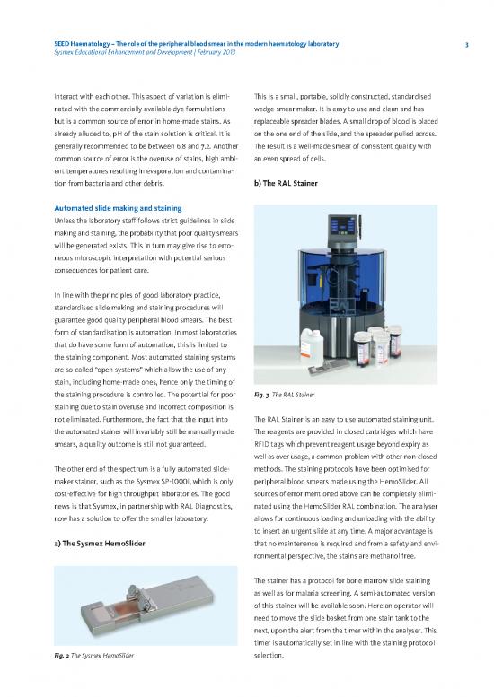 Sysmex Seed The Role Of The Peripheral Blood Smear In The Modern ...