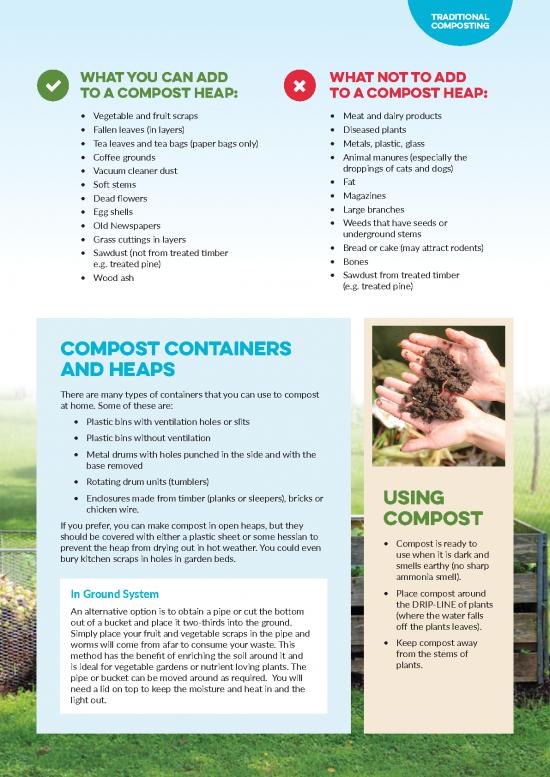 Farming Pdf 92581 | Traditional Composting Factsheet