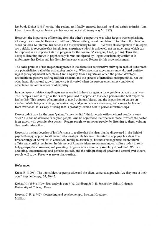 Carl Rogers Theory Pdf 96818 | Carl Rogers More Relevant Today Than ...