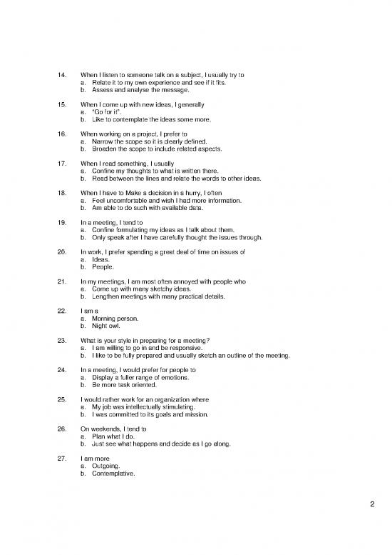 Personality Pdf 96897 | Jungian 16 Type Personality Assessment ...