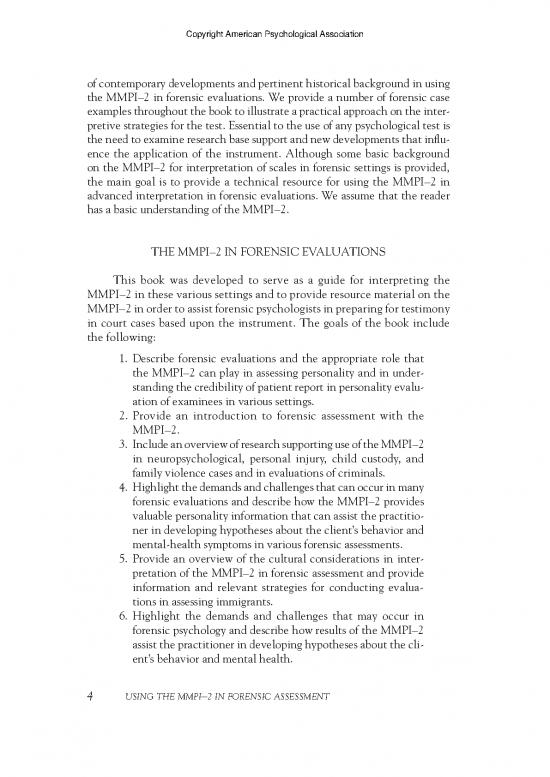 Personality Pdf 96826 | Using The Mmpi 2 In Forensic Assessment Intro ...