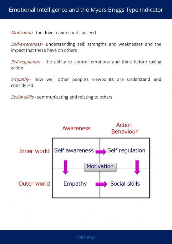 Personality Pdf 96184 | Emotional Intelligence And The Mbti