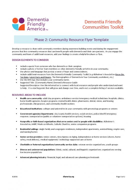 P2dx+community+resource+flyer+template | Flyer Template Word