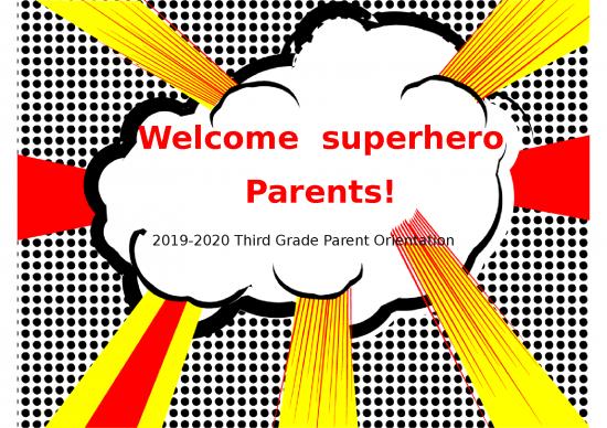 Report Ppt 10558 | 2019 2020 Parent Orientation Presentation | Cartoon ...