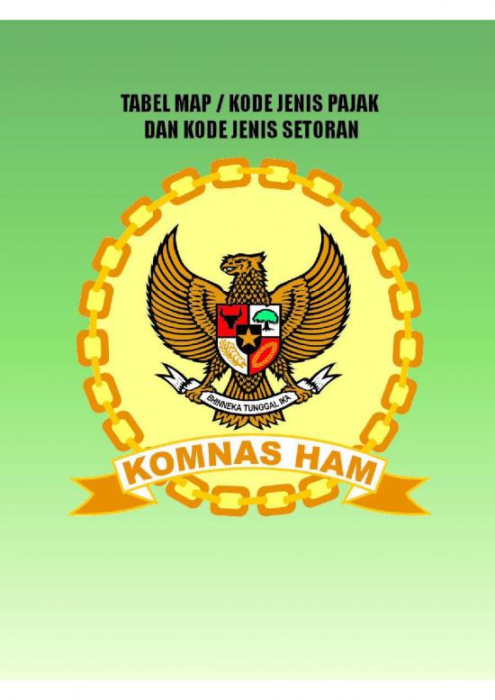Tabel Map Kode Jenis Pajak Dan Kode Jenis Setoran | Makalah Perpajakan