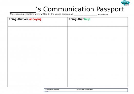 Communication Ppt 10546 | Ttanz Communication Passport Templates For ...
