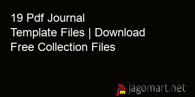 19 Pdf Journal Template Files | Download Free Collection Files