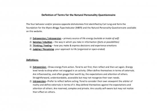 Personality Pdf 97149 | Definition Of Terms