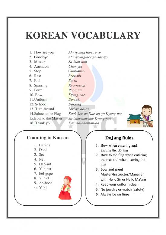 Korean Vocabulary Pdf 99308 | Korean Vocabulary New