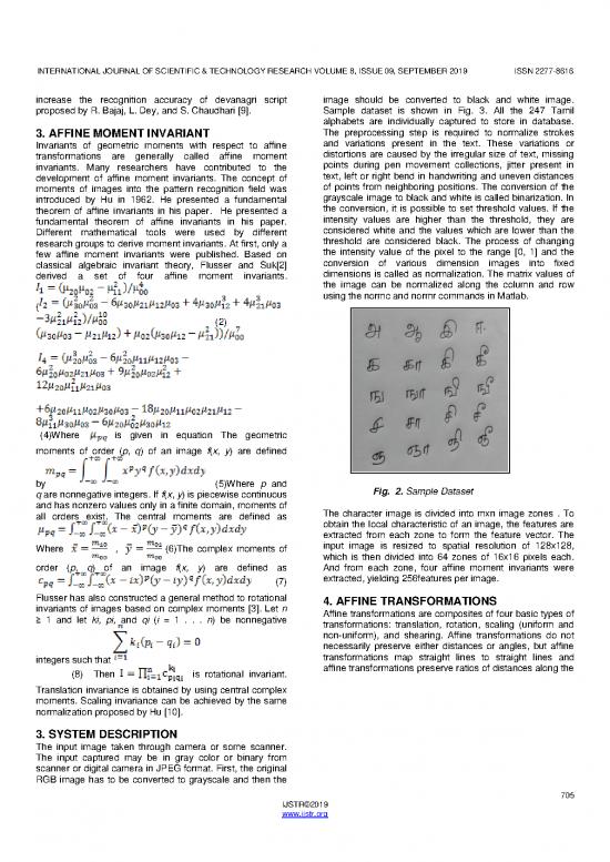Affine Moment Invariant Based Offline Tamil Handwritten Character ...