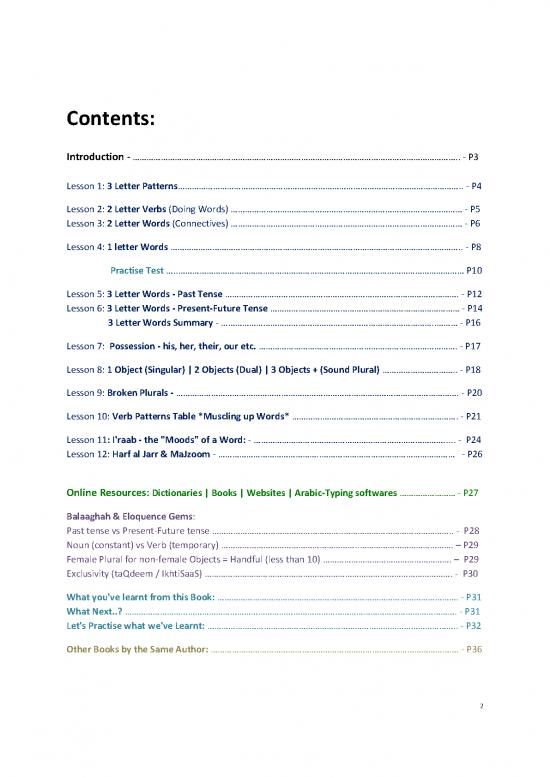 Language Pdf 99342 | En Understand Arabic In 12 Coloured Tables