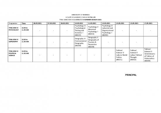 Language Pdf 98808 | Tyba Sem Vi Exam Time Table