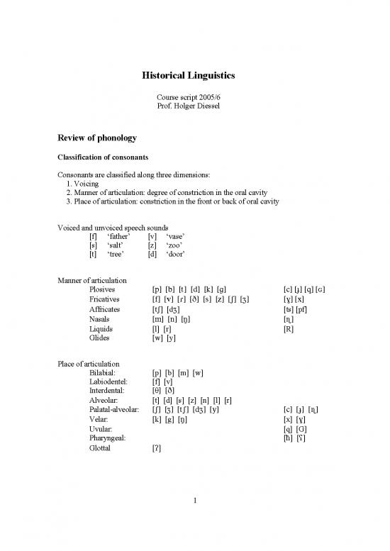Linguistics Pdf 101383 | Historical Linguistics