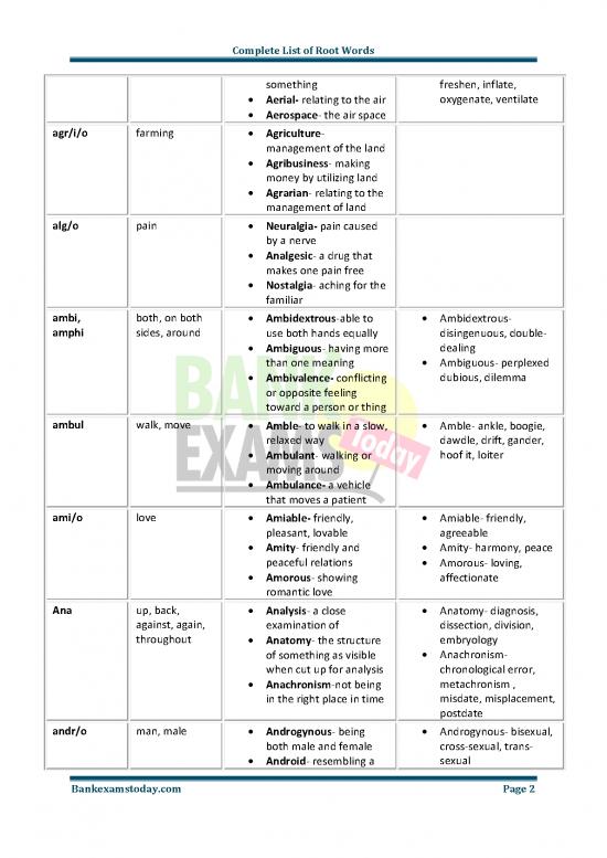 Colour Therapy Pdf 100302 | Complete List Of Root Words