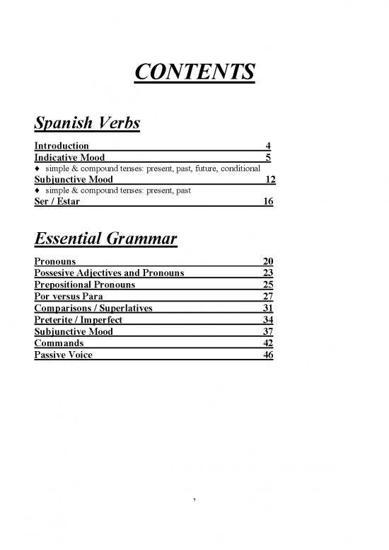 Spanish Grammar Pdf 99985 | Spanish Verbs And Essential Grammar Review