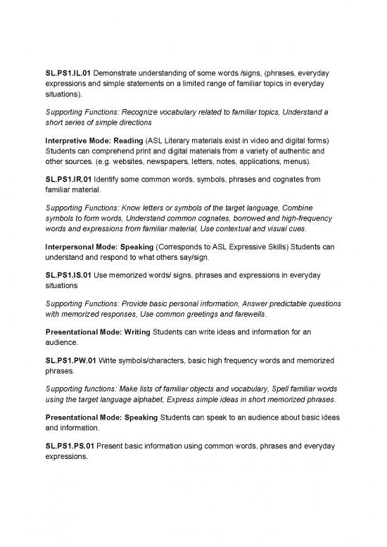 Language Pdf 99947 | American Sign Language Basic Conversation Overview